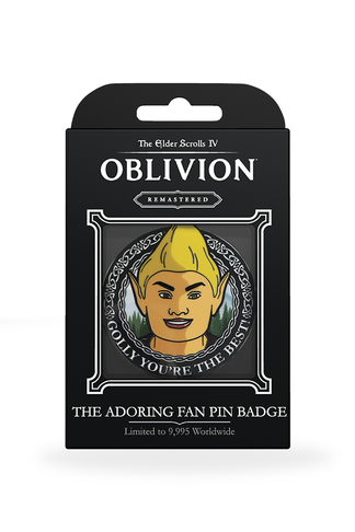 The Elder Scrolls IV: Oblivion Adoring Fan Pin Badge – Official ...