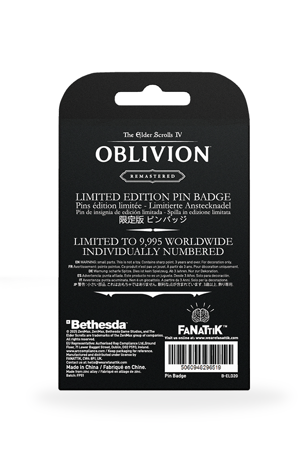 The Elder Scrolls IV: Oblivion Adoring Fan Pin Badge – Official ...