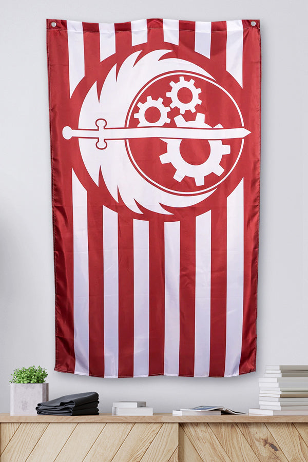 Fallout Brotherhood of Steel Faction Flag – Official Bethesda Gear Store