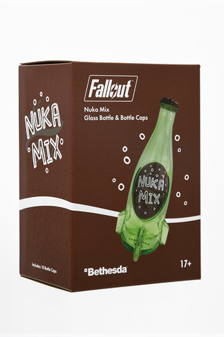 Fallout Nuka Mix Glass Bottle & Caps – Official Bethesda Gear Store