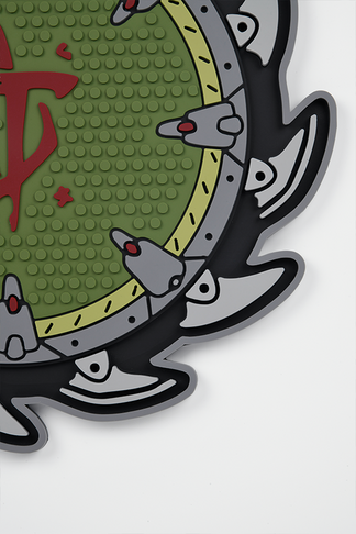 DOOM: The Dark Ages Shield Saw Bar Mat – Official Bethesda Gear Store