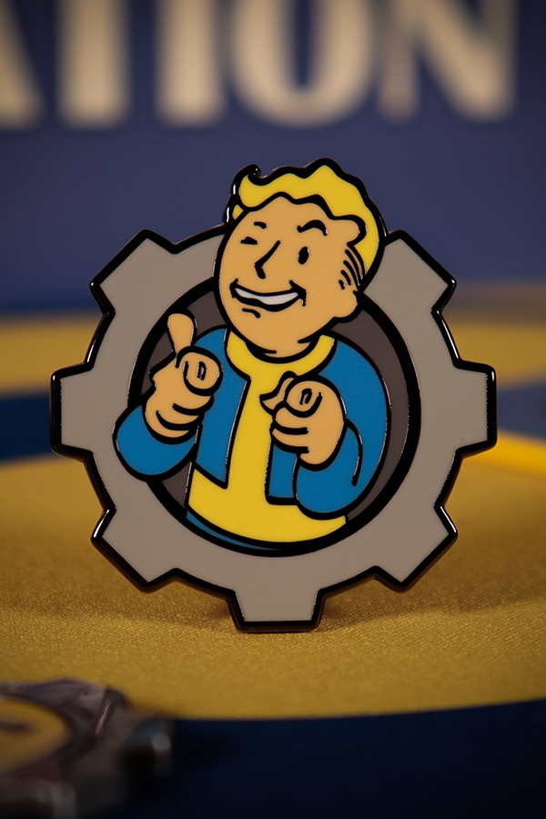 Fallout Limited Edition Charisma Boy Pin Badge – Official Bethesda Gear ...