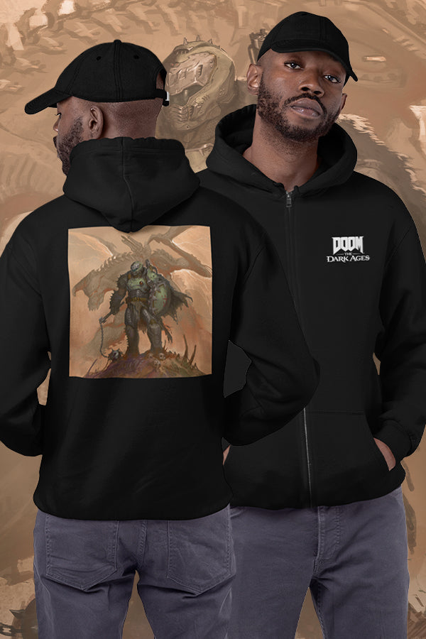 DOOM: The Dark Ages Zip Up Hoodie – Official Bethesda Gear Store