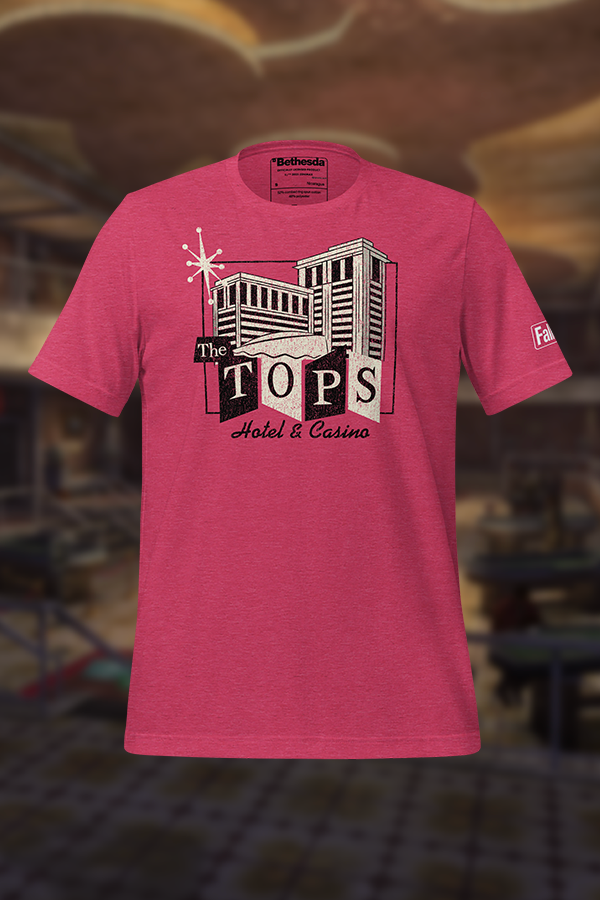 Fallout New Vegas The Tops Casino Tee – Official Bethesda Gear Store
