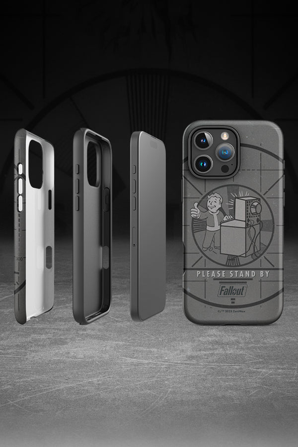 Fallout Please Stand By iPhone Phone Case – Official Bethesda Gear Store