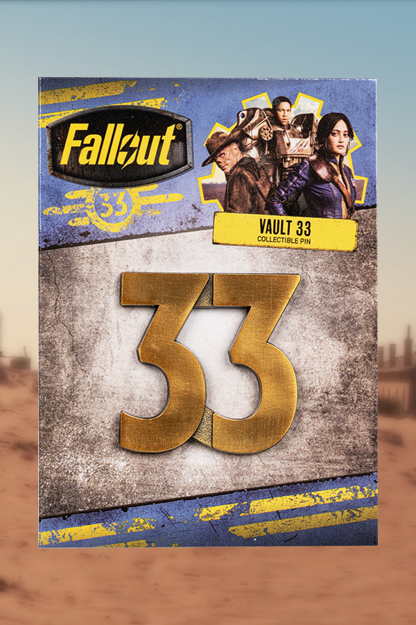 Fallout Vault 33 Pin – Official Bethesda Gear Store