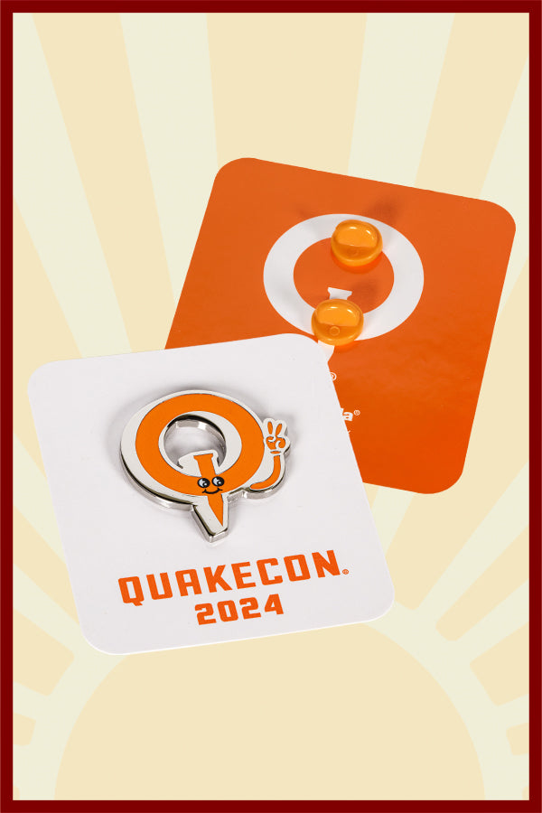QuakeCon 2024 Enamel Pin – Official Bethesda Gear Store