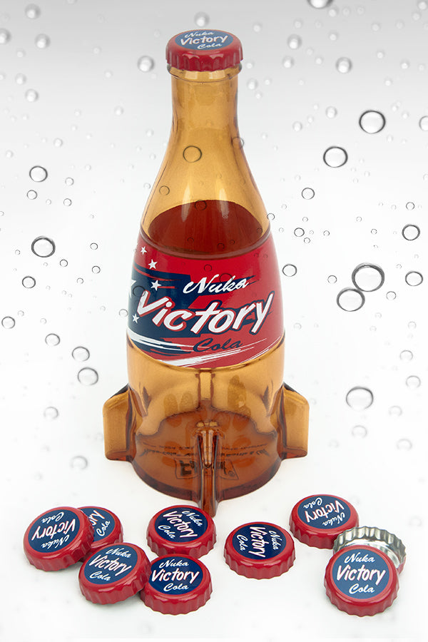 Fallout Nuka-Cola Victory Glass Bottle & Caps – Official Bethesda Gear ...