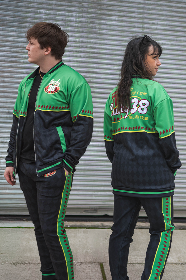 Fallout New Vegas Lucky 38 Bomber Jacket – Official Bethesda Gear Store