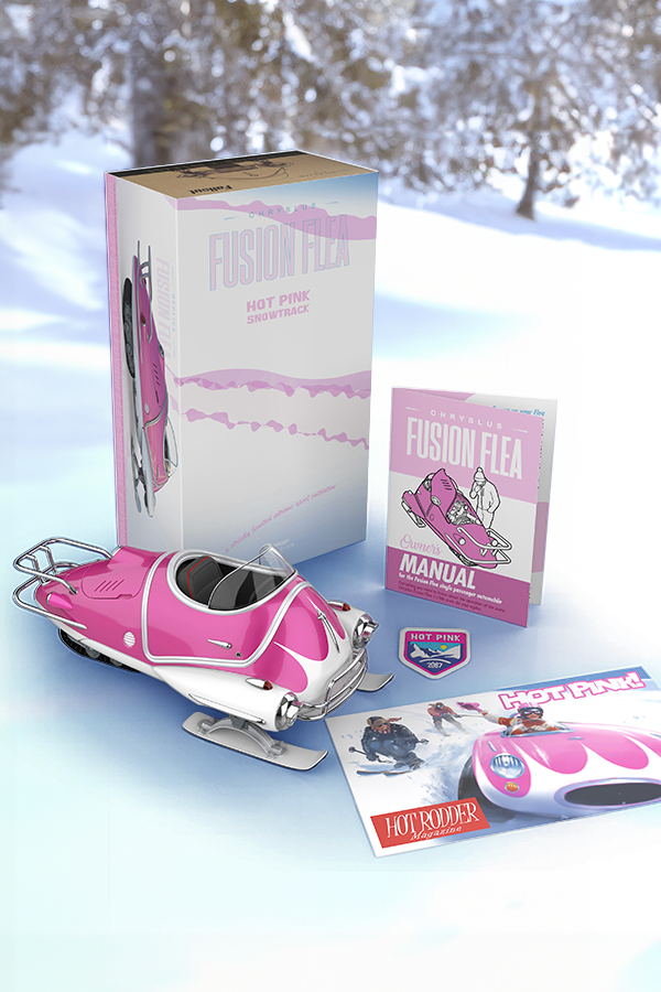 Fallout Hot Pink Snowtrack Flea Die-Cast Replica – Official Bethesda ...