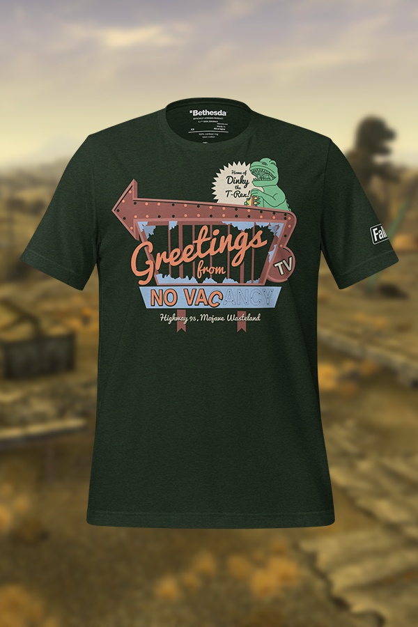 Fallout Greetings from Novac Tee – Official Bethesda Gear Store