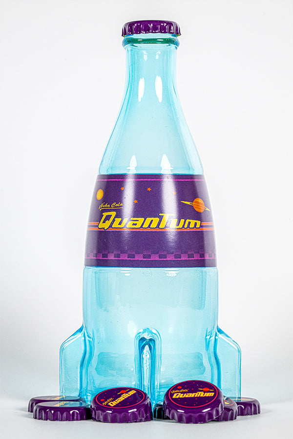 Fallout Nuka-Cola Quantum Glass Bottle and Cap – Official Bethesda Gear ...