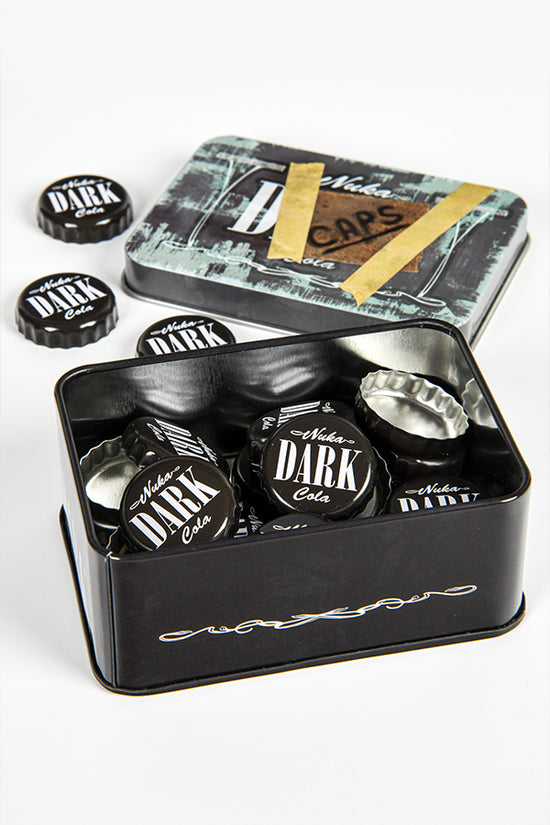 Fallout Bottle Cap Series: Nuka-Cola Dark with Collectible Tin ...