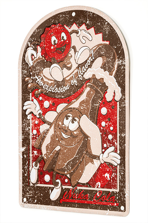 Fallout Nuka-Cola Vintage Ad Metal Sign – Official Bethesda Gear Store