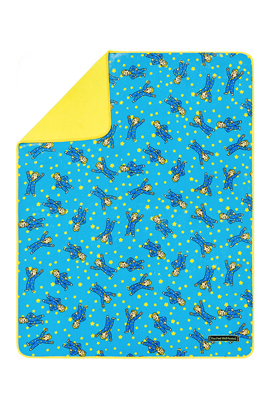 Fallout Well Rested Throw Blanket – Official Bethesda Gear Store