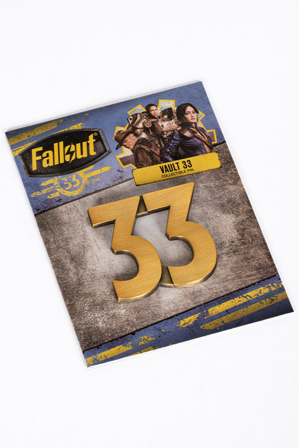 Fallout Vault 33 Pin – Official Bethesda Gear Store