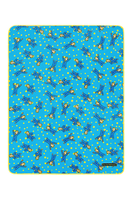 Fallout Well Rested Throw Blanket – Official Bethesda Gear Store