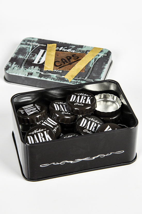 Fallout Bottle Cap Series: Nuka-Cola Dark with Collectible Tin ...
