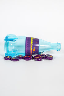Fallout Nuka-Cola Quantum Glass Bottle & Caps – Official Bethesda Gear ...