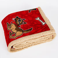 Fallout Dogmeat Toss Throw Blanket – Official Bethesda Gear Store