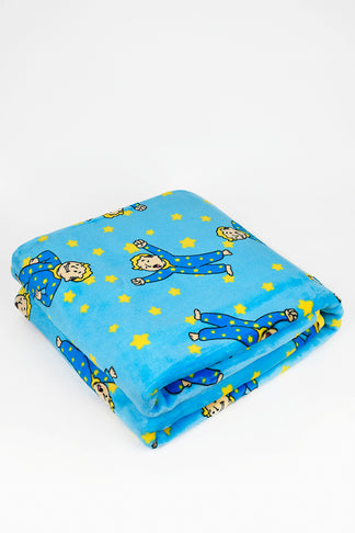 Fallout Well Rested Throw Blanket – Official Bethesda Gear Store