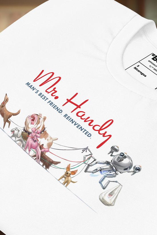 Fallout Meet Mr Handy Tee – Official Bethesda Gear Store