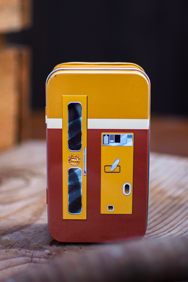 Fallout Nuka Orange Coin Mini Fridge Tin – Official Bethesda Gear Store