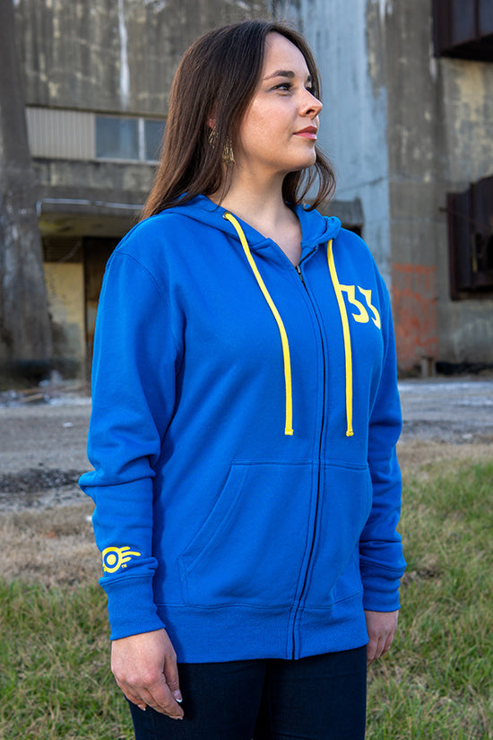 Fallout Vault 33 Zip-Up Hoodie – Official Bethesda Gear Store