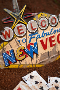 Fallout Welcome to New Vegas Metal Sign – Official Bethesda Gear Store