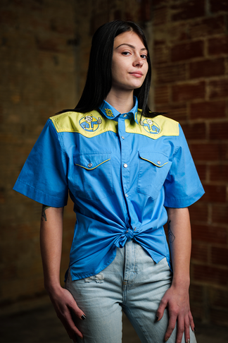 Fallout Vault-Tec Cowboy Button-Up Shirt – Official Bethesda Gear Store