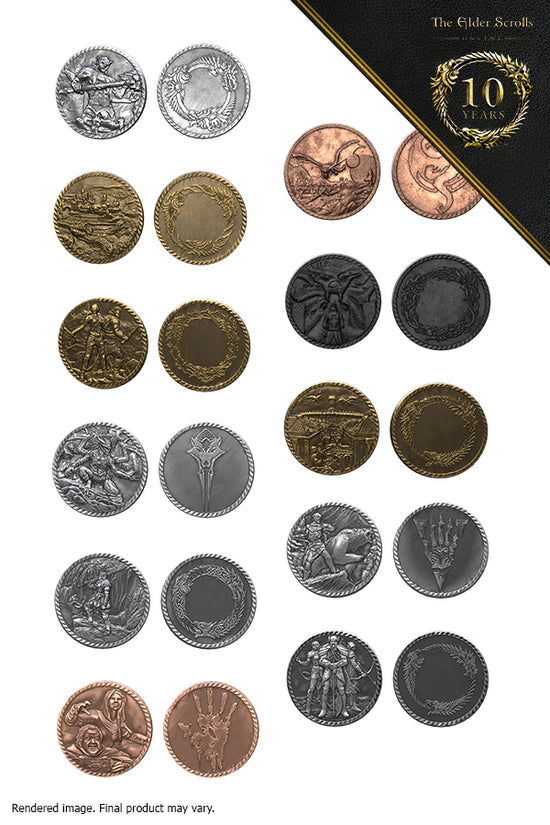 The Elder Scrolls Online Commemorative Coin Set – Official Bethesda ...