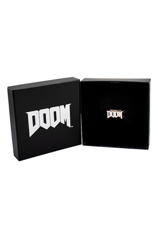 DOOM Classic Logo Metal Ring – Official Bethesda Gear Store