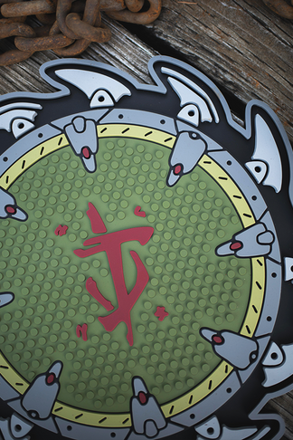 DOOM: The Dark Ages Shield Saw Bar Mat – Official Bethesda Gear Store