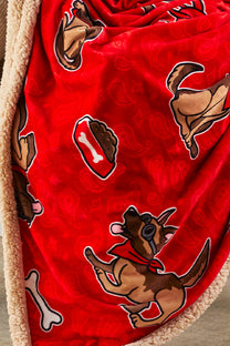 Fallout Dogmeat Toss Throw Blanket – Official Bethesda Gear Store