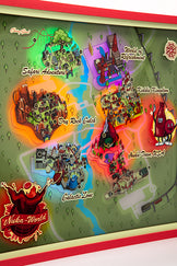 Fallout Nuka-World Map Light-Up Shadowbox – Official Bethesda Gear Store