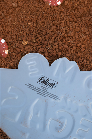 Fallout Welcome to New Vegas Metal Sign – Official Bethesda Gear Store