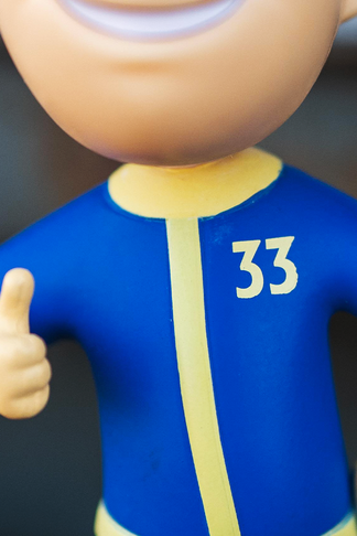 Fallout Vault Boy 33 Charisma Bobblehead – Official Bethesda Gear Store
