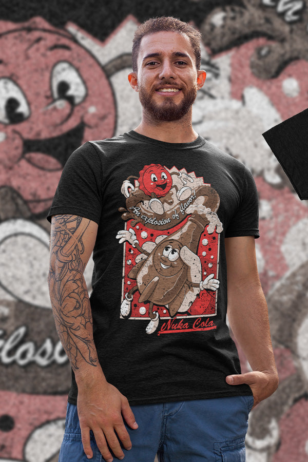 Fallout Nuka-Cola Vintage Ad Tee – Official Bethesda Gear Store