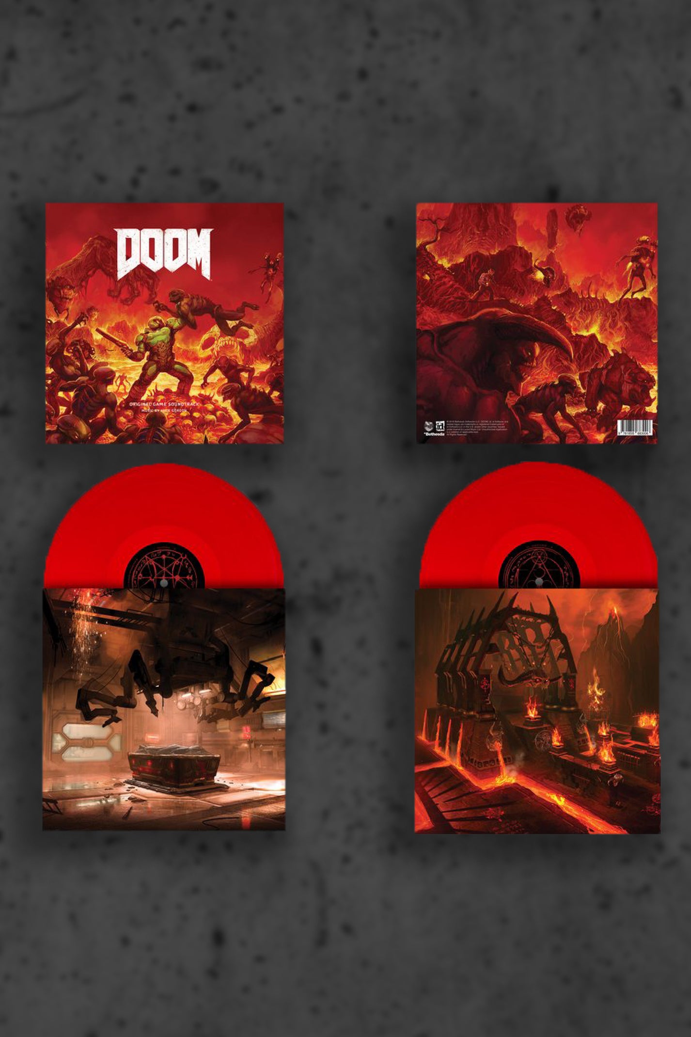 DOOM Deluxe Double Vinyl Record – Official Bethesda Gear Store