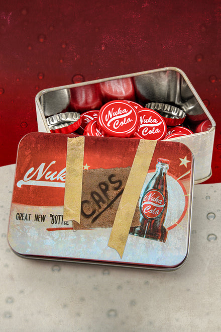 Fallout Bottle Cap Series Nuka-Cola with Collectible Tin – Official ...