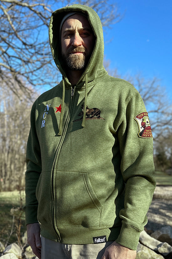 Fallout New Vegas NCR Trooper Zip-Up Hoodie – Official Bethesda Gear Store