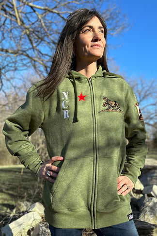 Fallout New Vegas NCR Trooper Zip-Up Hoodie – Official Bethesda Gear Store